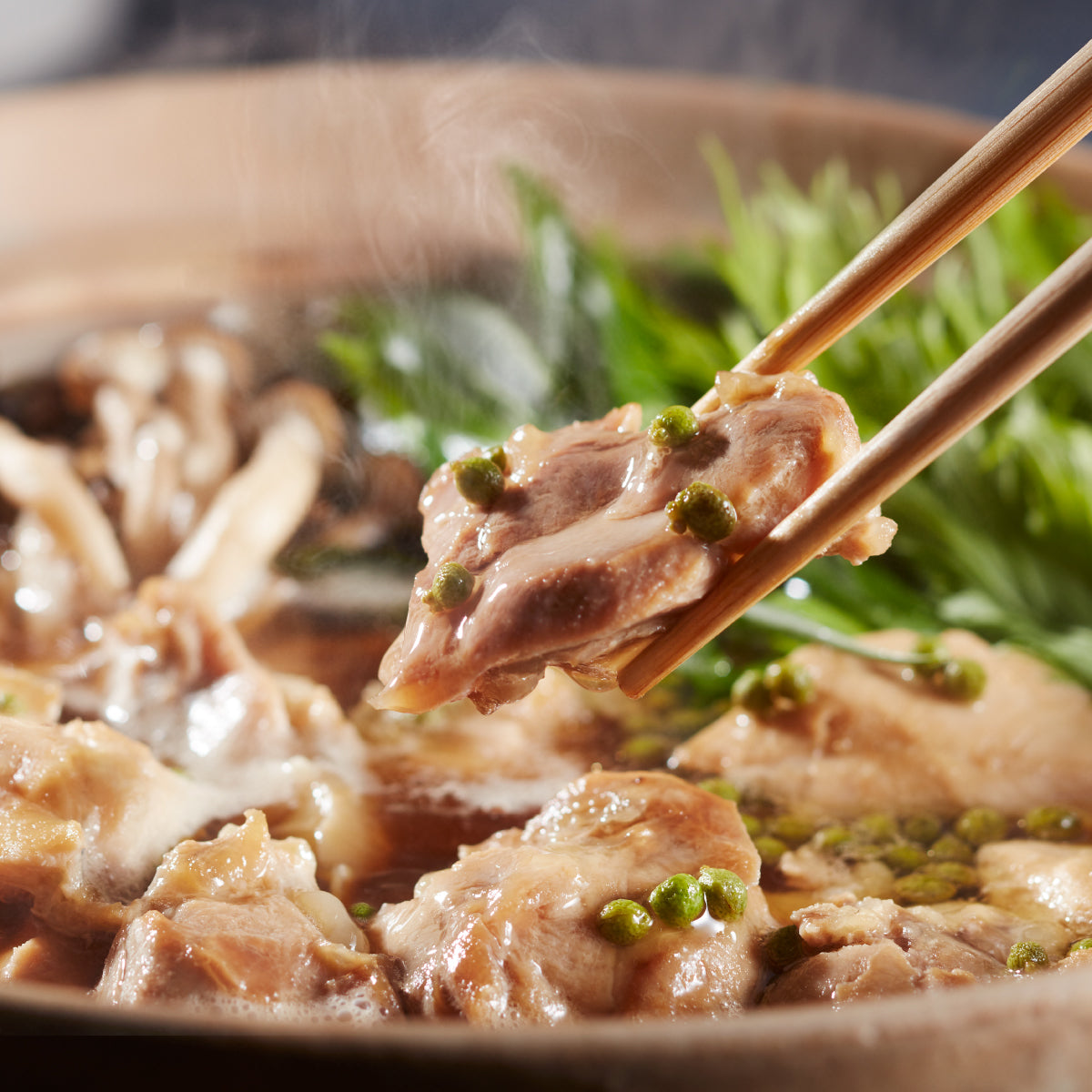 地鶏丹波黒どり 山椒鍋セット – 丹波山本